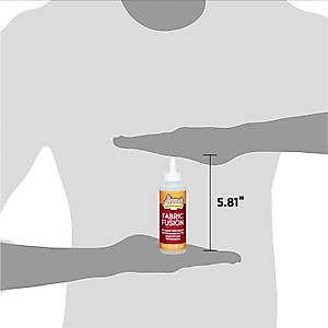 Aleene's 23473 Fabric Fusion Permanent Fabric Adhesive ,Clear,4oz