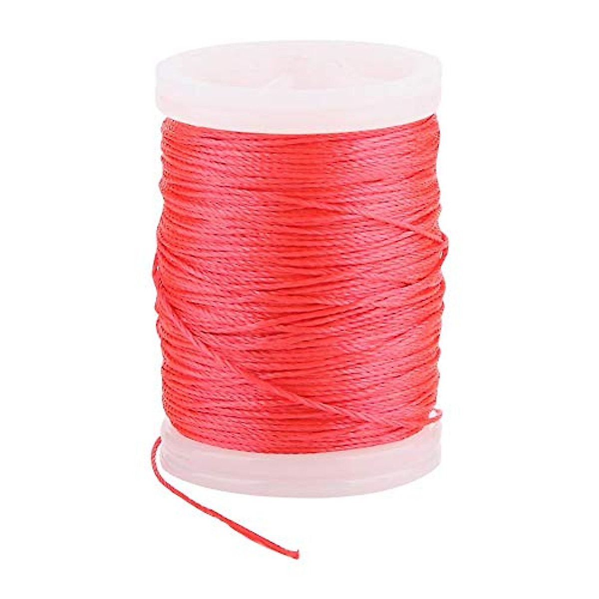 Dilwe Bow String Serving Thread, Nylon Fiber Spool Bow String Protective for Various Bows(Red)