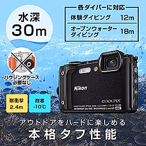 Nikon Digital Camera COOLPIX W300 COOLPIX Orange Waterproof Camera (International Version)