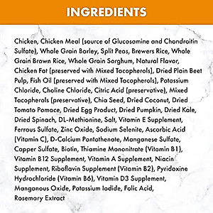 Nutro Natural Choice Senior Dry Dog Food, Chicken & Brown Rice Recipe Dog Kibble, 13 lb. Bag