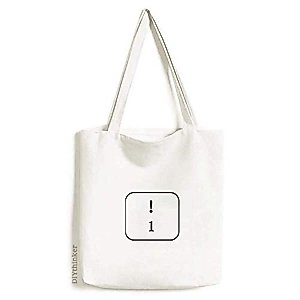 Keyboard Symbol 1 Art Deco Gift Fashion Tote Canvas Bag Shopping Satchel Casual Handbag