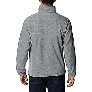 Columbia Apparel Steens Mountain 2.0 Full Zip Fleece Jacket, Light Grey Heather, Large