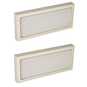 Nispira Air Filter Replacement Compatible with Hamilton Beach TrueAir Ultra Quiet True Air Purifier 04386A, 04383 04385 04384 990051000, 2 Packs
