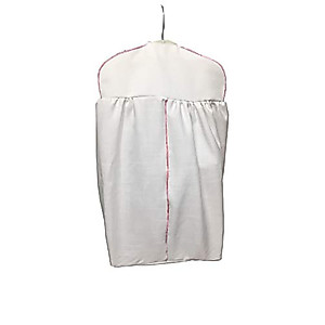 Baby Doll Bedding Drake Linen Look Diaper Stacker, Pink