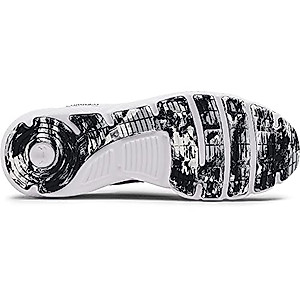 Under Armour Mens Charged Assert 9 Marble Running Shoe, White(101 Black, 11 US