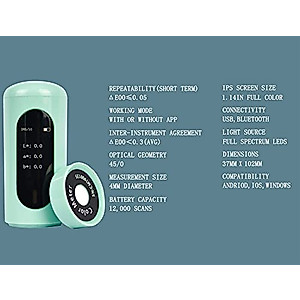 VINCKOLOR Pro Digital Pocket Colorimeter, Magnetic Design of Calibration Cover, Easy to Use Paint Plastic Color Difference Detection Tool