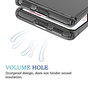 Restoo Samsung Galaxy S21 + Plus Case,Slim Clear Case with 4 [Shock Absorption] Corners Hard PC Back Soft TPU Bumper for Samsung Galaxy S21 + Plus 5G 2021-Clear