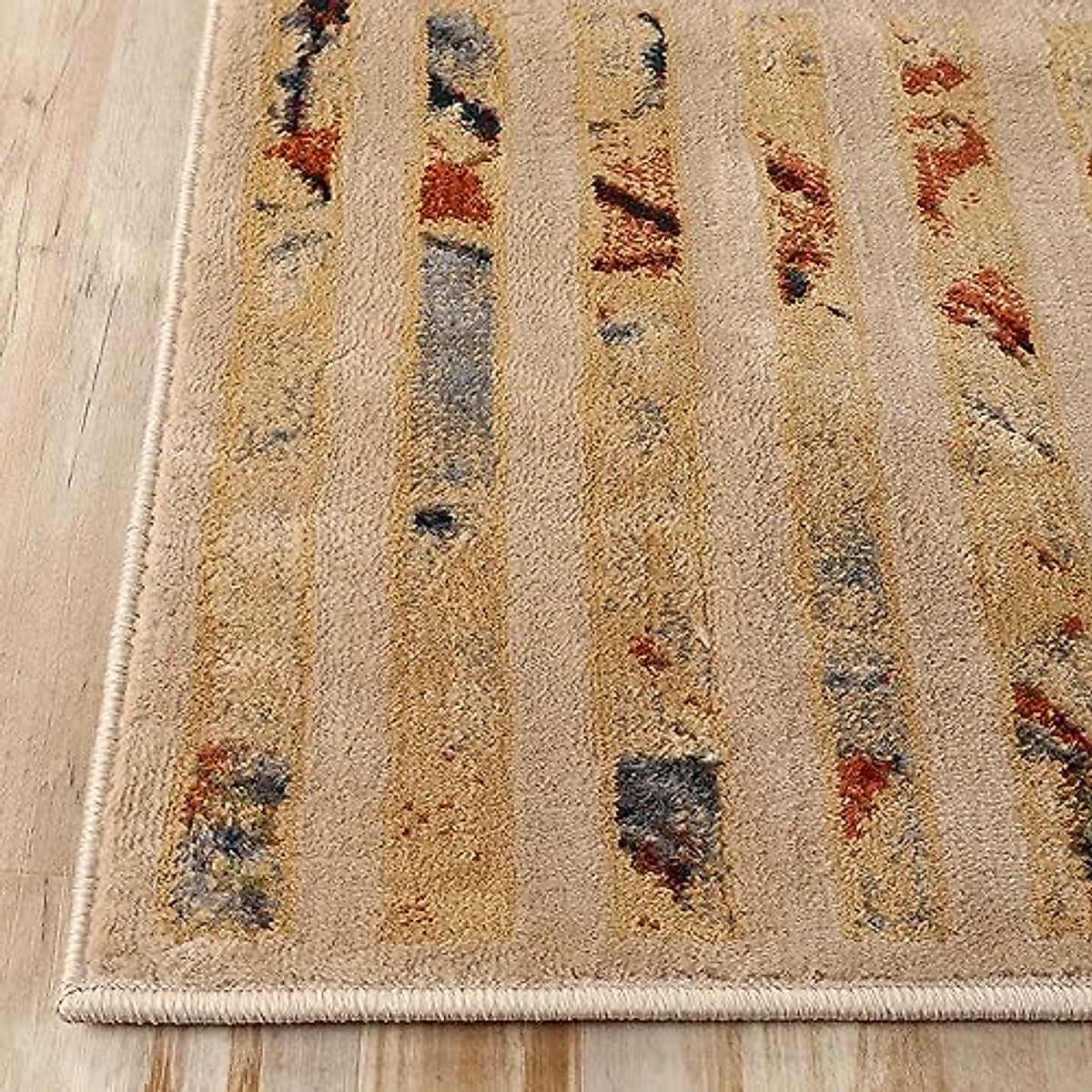 SUPERIOR Indoor Area Rug or Runner, Modern Splatter Abstract Floor Decor, Rugs for Living Room, Bedroom, Office, Hardwood Floors, Dining/Kitchen, Soft, Home Accessories, Naem Collection, 8' x 10'
