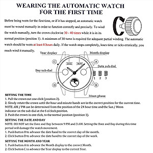 OLEVS Mens Watches Automatic Watches for Men Self Winding Watch Silver Gold Stainless Steel Watch Blue Dial Watch Skeleton Tourbillon Men's Wrist Watches Luxury Big Face Watch for Men