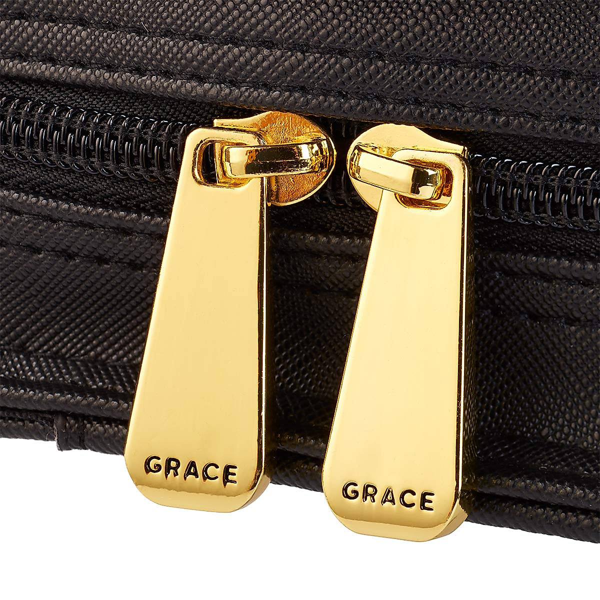 Blessed Purse Style Bible Cover for Women Black Faux Leather, Black Medium