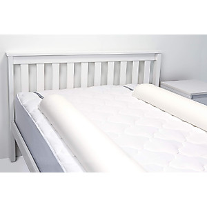 Regalo Double Sided Extra Long Toddler Bed Rail Bumper Foam Safety Guard for Bed, Bonus Kit, Includes Waterproof Cover and Reinforced Anchor Safety System, White