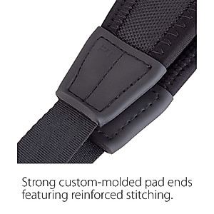 Protec NLS305M 24-Inch Ballistic Neoprene Less-Stress Saxophone Neck Strap with Coated Metal Hook,Black