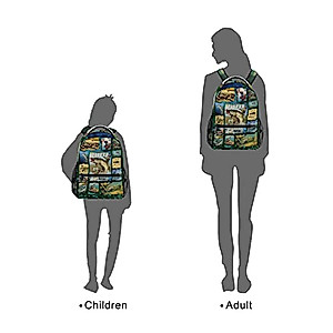 Bass Fishing Backpack School Bag Travel Daypack Rucksack for Students Gifts