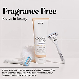Coochy Plus Intimate Shaving Complete Kit - FRAGRANCE FREE & After Shave Protection Soothing Moisturizer Mist – Antioxidant Formula Prevents Razor Burns, Itchiness & Ingrown Hairs