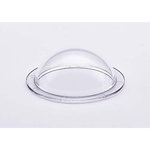 JMX Acrylic/PC CCTV Replacement Clear Camera Dome Cover Security Camera Housing Skylight Window (1.8 Inches, Transparent)