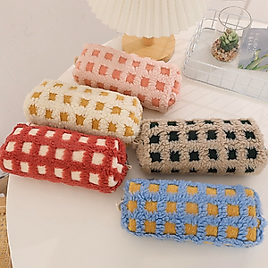 SURBEAV Pencil Case Pen Case Office College School Storage Bag Pouch Holder Box Organizer Makeup Pouch Cosmetic Bag Aesthetic Cute Pencil Case for Girls Boys Kids (Green)