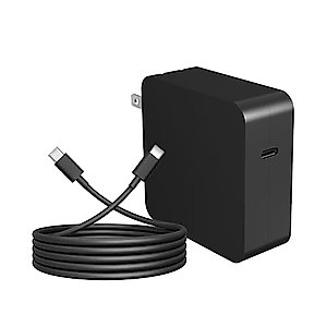 65W USB C Charger - USB C Laptop Computer Charger 65 watt Type C : for Lenovo/HP/Dell/Steam Stream Steak Deck/Asus/Samsung/Acer/MacBook pro or Smart Phones Universal USB-C Fast AC Adapter Power Cord