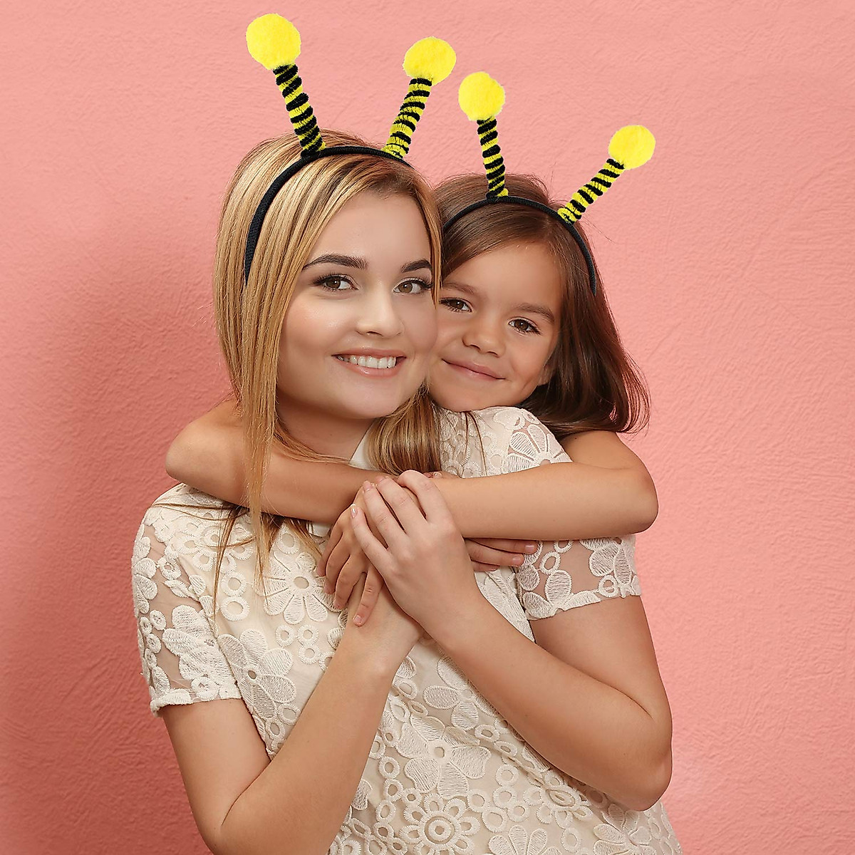 Yaomiao 8 Pieces Bee Antenna Headbands Tentacle Hair Bands for Kids Women Halloween Cosplay Costume Accessories Party Favors