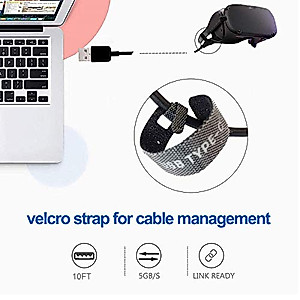 USB Type C Cable 10ft(3m) Oculus Quest Link, High Speed Data Transfer Fast Charging Cable Compatible for Quest and Gaming PC
