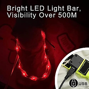 LaRoo Dog Raincoat Night Safety Pet T Shirts with LED Light & Reflective Strip, Waterproof Dog Vest Jacket Breathable Lightweight Slicker, Fashion Dog Outfit Coats for Puppy Small Dogs to Large Dogs