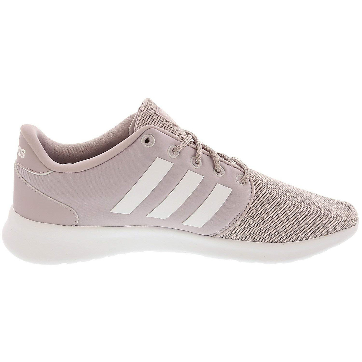 adidas Cloudfoam QT Racer Shoe Women's Running 8.5 Ice Purple-White-Light Granite