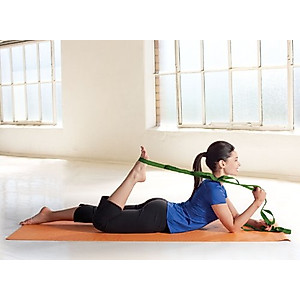 Gaiam Restore Multi-Grip Stretch Strap, Green
