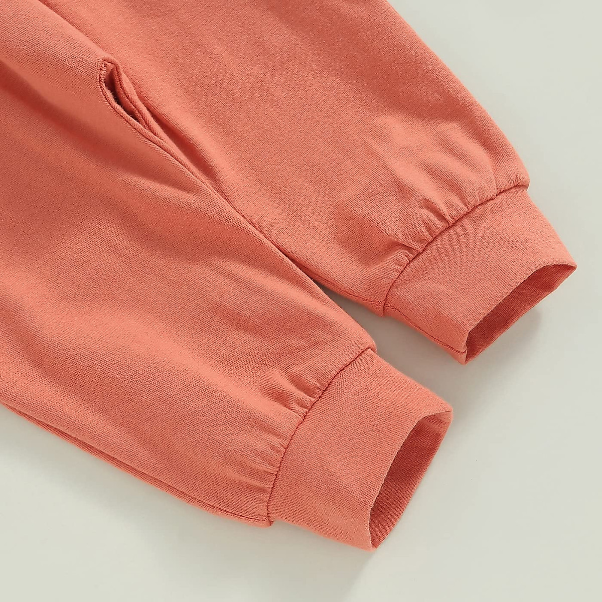 Fsadfeas Baby Boy Valentines Day Outfit Short Sleeve Lover Boy Print T-Shirt Solid Color Jogger Pants Set 2Pcs Summer Clothes (Loved White+Orange,0-6 Months)