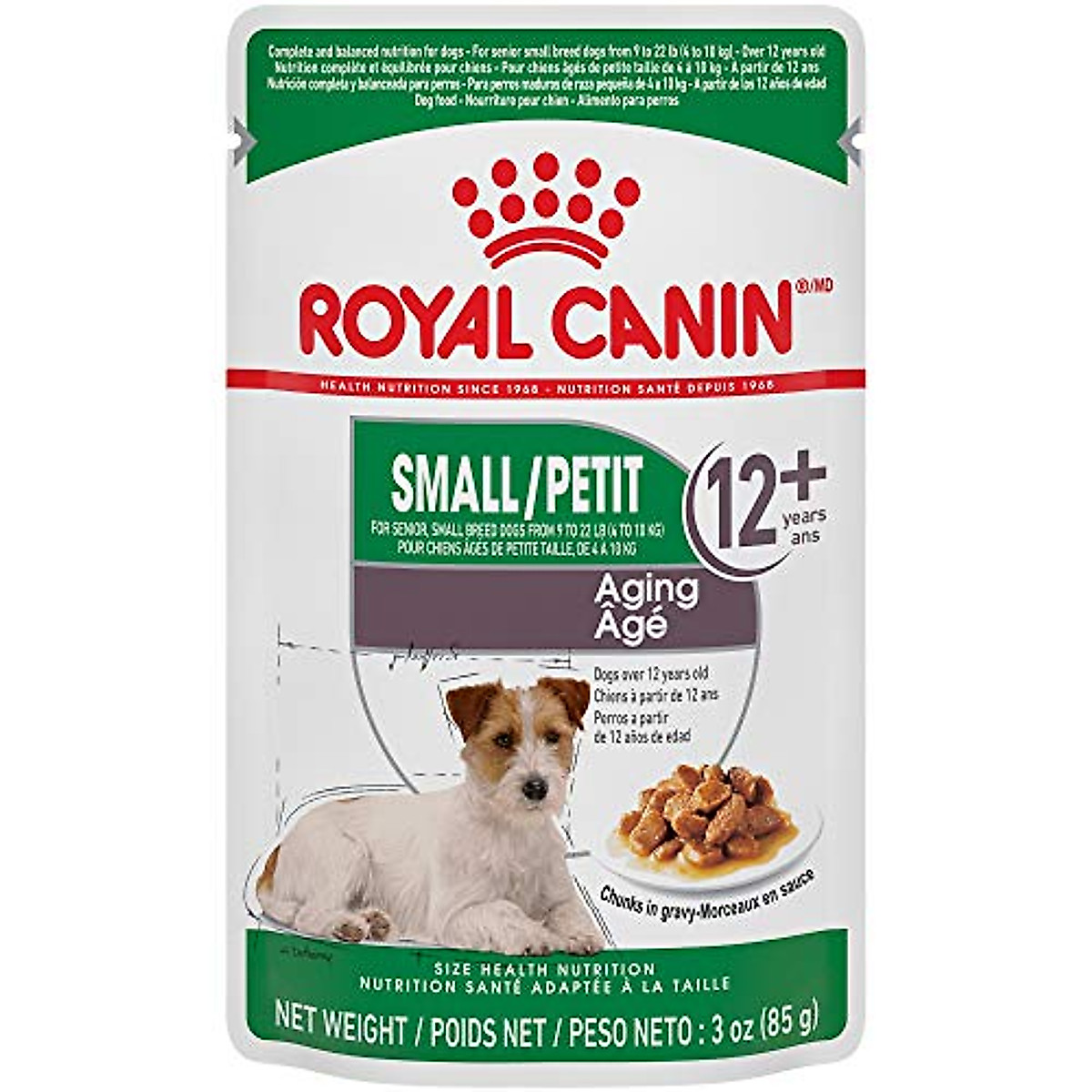Royal Canin Small Aging Wet Dog Food, 3 oz pouches 12-count