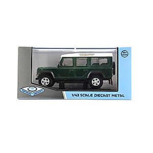 Motor city classics 1:43 Land Rover Defender British Green - Optimum Diecast