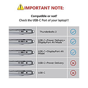 USB C Hub 8-in-1 with 4K HDMI, KUKIY Gigabit Ethernet, 3 USB 3.0, 100W PD Charging and SD&Micro SD Card Reader USB C Adapter Aluminum for MacBook Pro/Air (Thunderbolt 3)