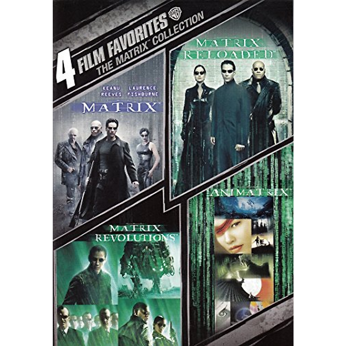 4 Film Favorites: The Matrix Collection (The Matrix / The Matrix Reloaded / The Matrix Revolutions / The Animatrix)