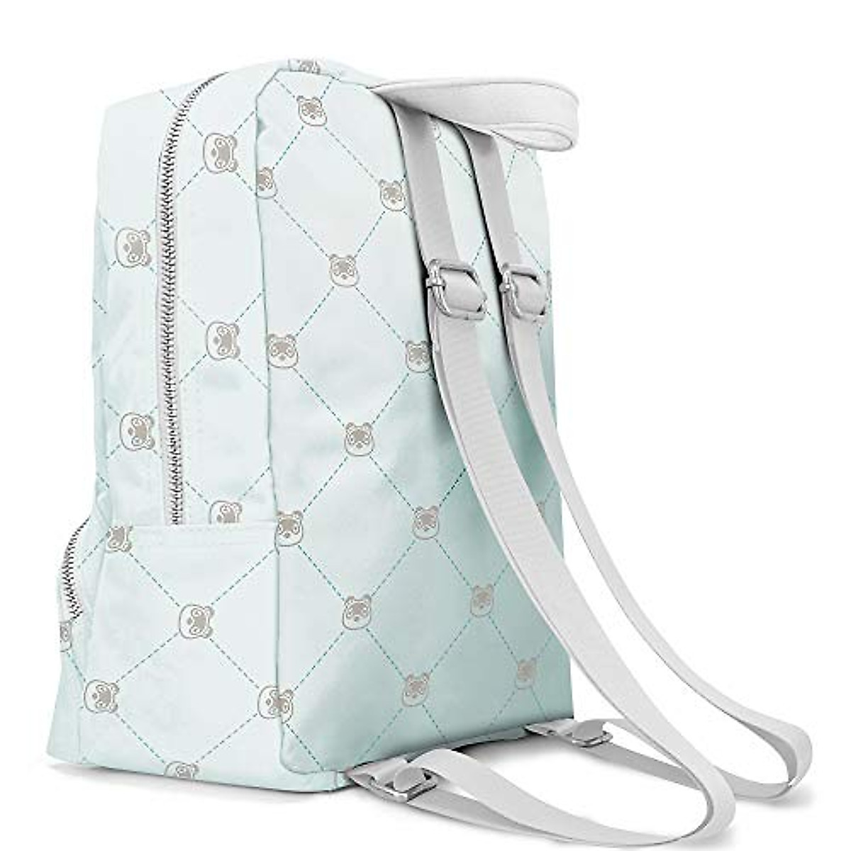 Controller Gear Animal Crossing - Small Backpack Mini Bookbag Travel Bag for Console & Accessories - Tom Nook Quilted