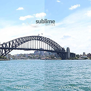 Sublime Optics Replacement Lenses for BOSE Soprano - Clear and 11 color choices (UV Clear NON POLARIZED)