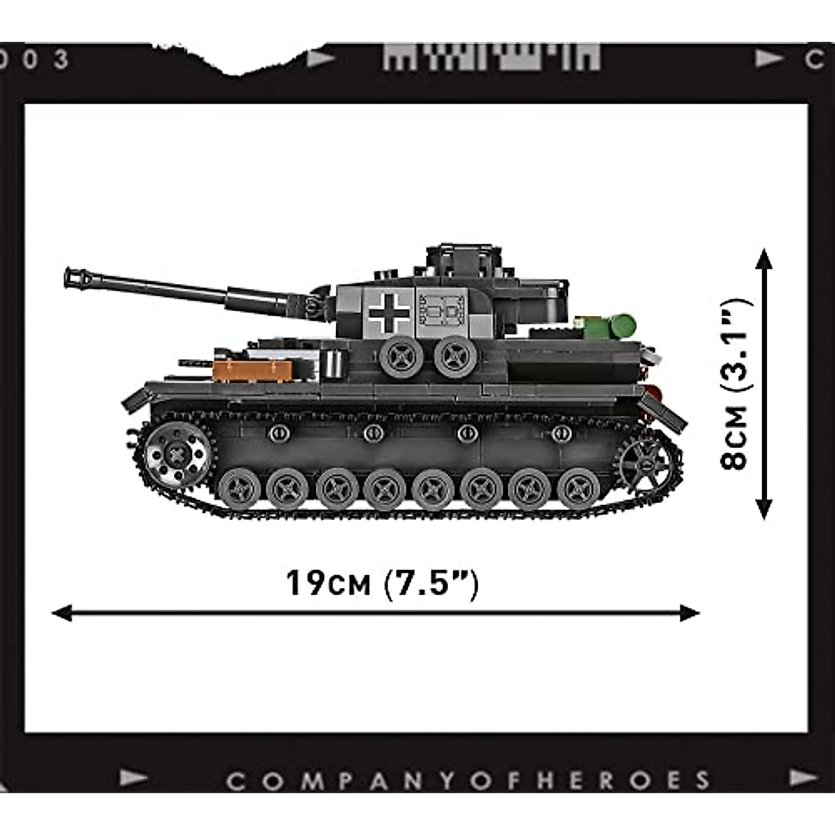 COBI Company of Heroes 3 Panzer IV Ausf. G.Tank