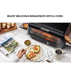 Chefman Food Mover Conveyor Toaster Oven, Moving Belt for Toasting Bread & Bagels, Stainless Steel w/Adjustable Temperature, Extra Large, 6 Cooking Functions: Toast, Bagel, Bake, Broil, Pizza & DIY