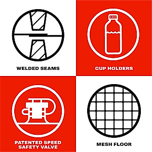 Airhead Classic Cruiser Lake Float, 1-8 Rider Car Lake Float