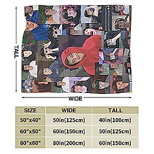 XUKE Georgenotfound Multifunctional Blanket Ultra-Soft Micro Fleece Blanket, Super Soft, Warm, Cozy, Plush, Fuzzy,for Couch, Sofa, Living Room Or Bed Suite for All Season (60'x50')
