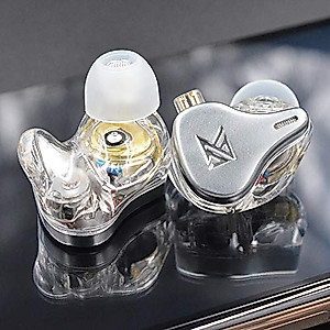 Wired Earbuds in Ear Headphone with Microphone KZ DQ6 in Ear Monitor for Musicians Stereo Sound Earphone 3.5mm Jack Compatible with Android, iPhone, iPad, Laptops, MP3