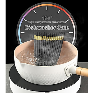 LOROTOCO 100 Pairs Fiberglass Chopsticks | Reusable | Dishwasher Safe | Bulk | Adults | Commercial - （9.45in）