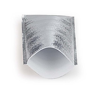 10Pcs Disposable Food Thermal Pouches Aluminum Foil Liners Food Delivery Pouches for Picnic Camping Store(35 x 40cm)