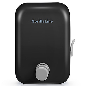 GorillaLine - Retractable Clothesline Indoor Outdoor Clothes Line | Heavy Duty Clothes Drying Laundry Line | Wall Mounted Drying Rack Clothing Line | Retracting Hanging | Lock to Prevent Sagging