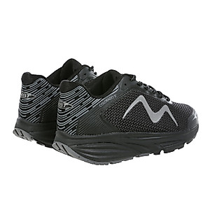 MBT Women's Colorado X Rocker Bottom Walking Shoe, Black - 8.5 M US