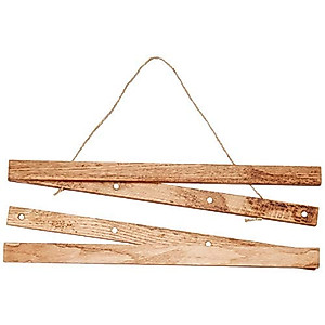 18x24 Magnet Poster Hanger, Oak Frame, 18.5" Length Allows Slight Overhang, Strong Embedded Magnets, 18 x 24 18x24, 18" 17" 16" Artwork, Modern Farmhouse, Rustic Barnwood (18.5", Natural Wood)