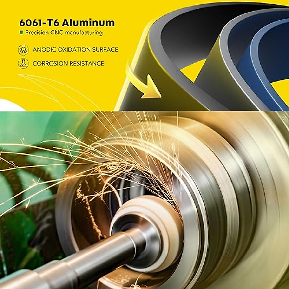 YHTAUTO 3 inch Rear Leveling Lift w/Hardware Kit Fits 1999-2019 Chevy & GMC Models, Silverado/Sierra 1500, RWD/4WD, Extended Square U-Bolts with Lift Blocks Suspension Leveling Lift Kit Set of 6