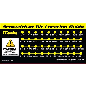Wheeler 43-Piece Professional Gunsmithing Screwdriver Set with Magnetic Screwdriver Handle and Storage Case for Gunsmithing