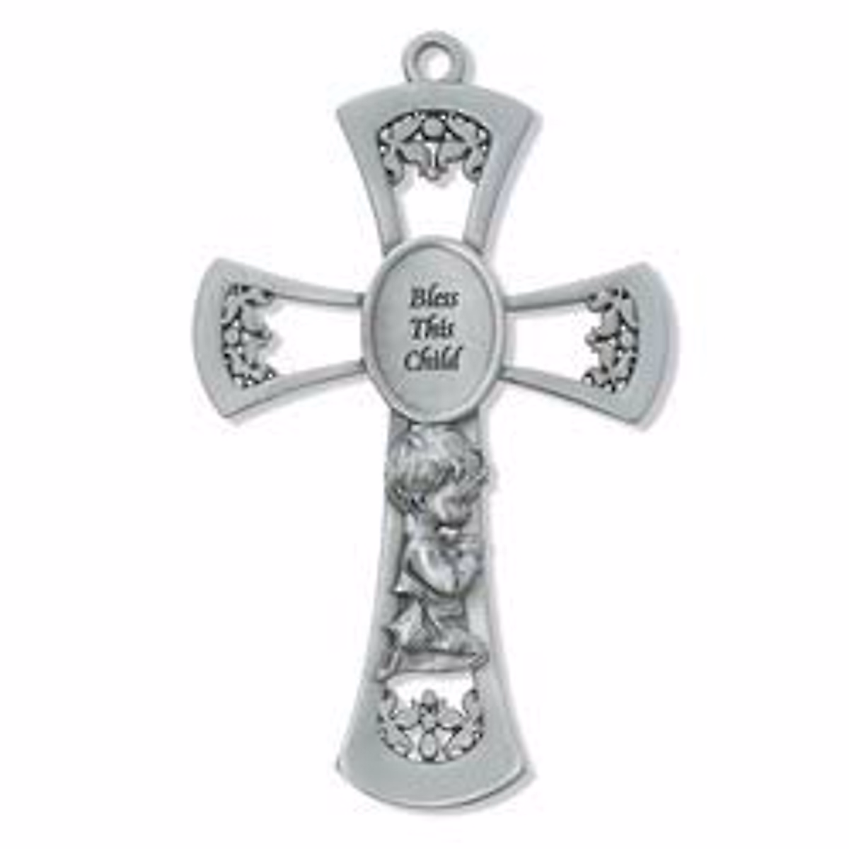McVan 6" Pewter Baby Boy Cross