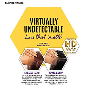 Sensationnel Butta Lace HD Lace Pre Plucked Virtually Undetectable Wider Parting Ear To Ear Lace BUTTA UNIT 16 (1B)