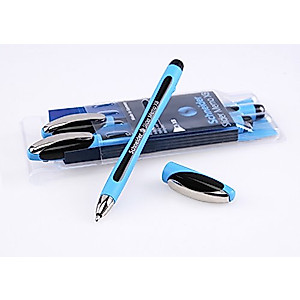 Schneider Slider Memo XB Ballpoint Pen, Black, Pack of 3 Pens (150294)