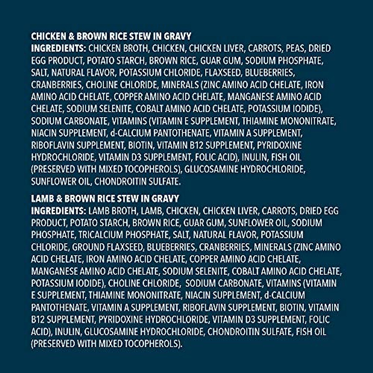 Amazon Brand - Wag Wet Dog Food Topper, Chicken & Lamb Brown Rice Stew in Gravy Variety Pack, 5.3 Oz Pouches (Pack of 24)