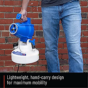 Curtis Dyna-Fog Hurricane ES Electrostatic Corded ULV Hand Carry 1-Gallon Fogger Adjustable Particle Size 10-50 Microns